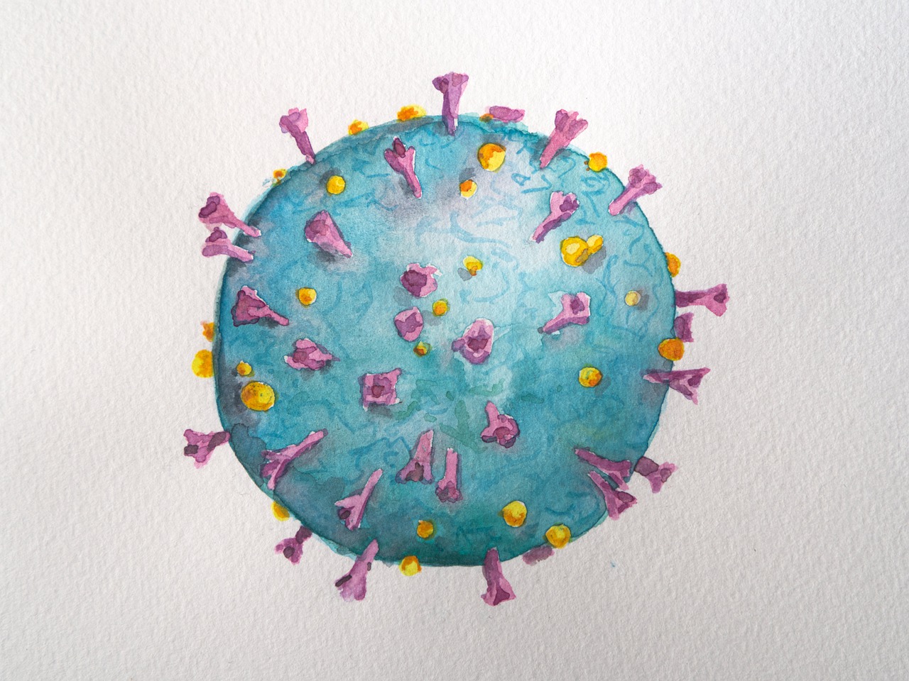Acuarela Virus La Infección - Imagen gratis en Pixabay - Pixabay