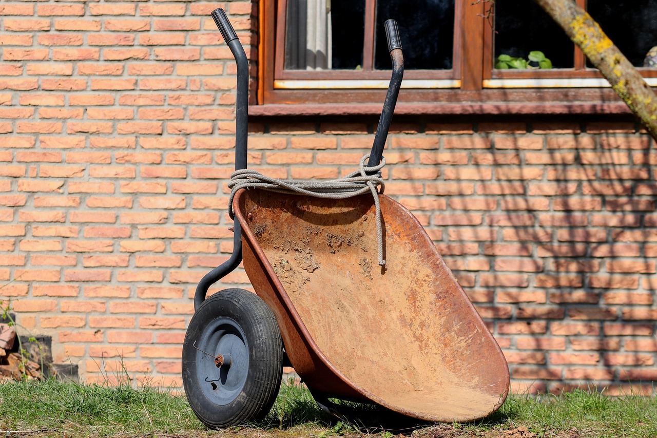 Gardening Wheelbarrows Set Up - Free photo on Pixabay