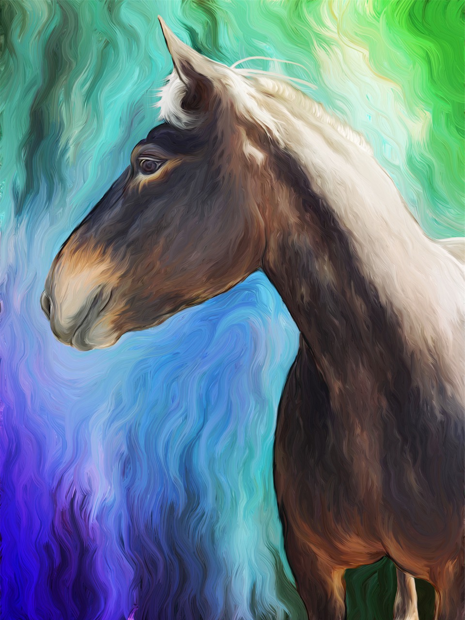 Download Horse, Color, Art. Royalty-Free Stock Illustration Image - Pixabay