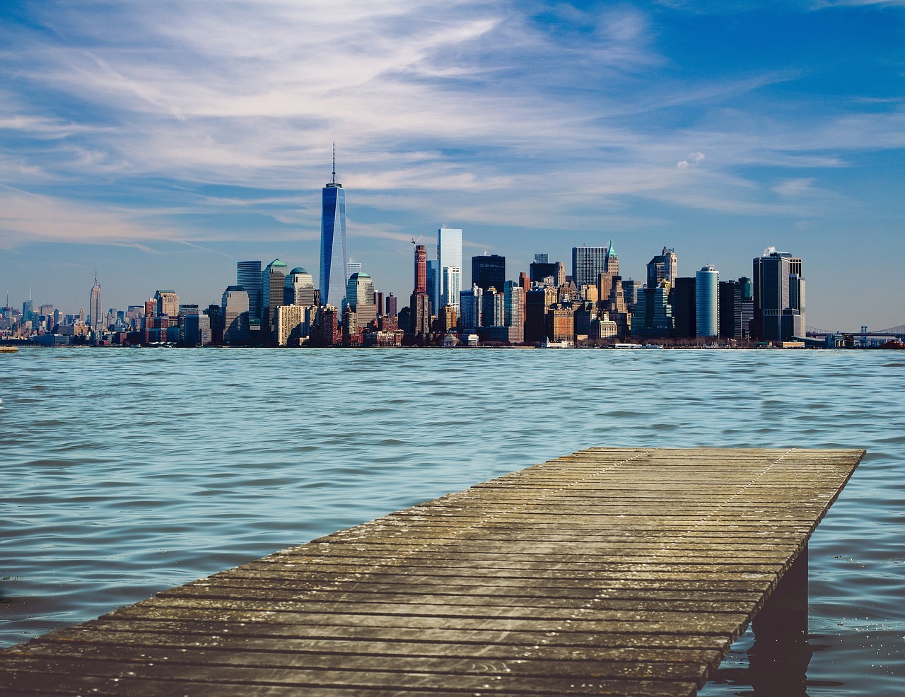 New York Dock Skyline - Free photo on Pixabay