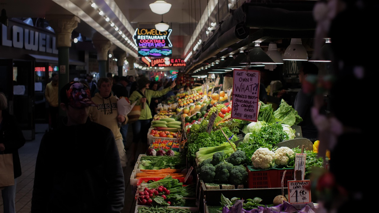 Pikes Mercado Seattle Centro - Foto gratis en Pixabay