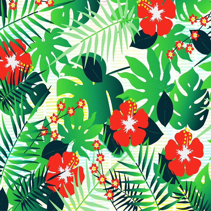 Tropical Digital Paper Background - Free image on Pixabay