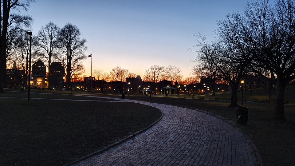 Park Sonnenuntergang Straße - Kostenloses Foto auf Pixabay - Pixabay
