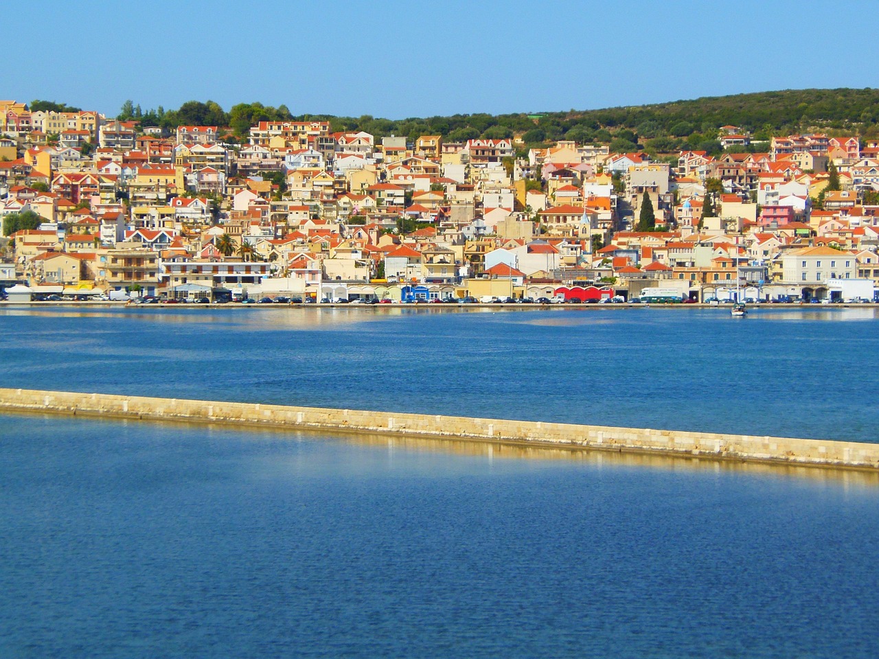 Greek Island Harbor Argostoli - Free photo on Pixabay - Pixabay