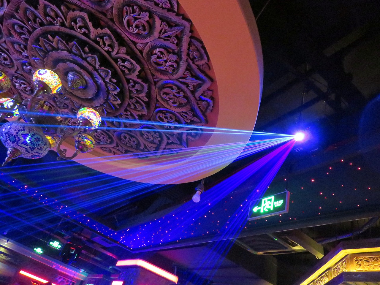 Bleu Laser Club Lieu De Rendez - Photo gratuite sur Pixabay - Pixabay