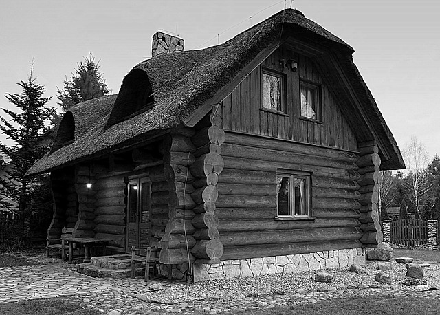 Wooden Hut Black And White - Free photo on Pixabay - Pixabay