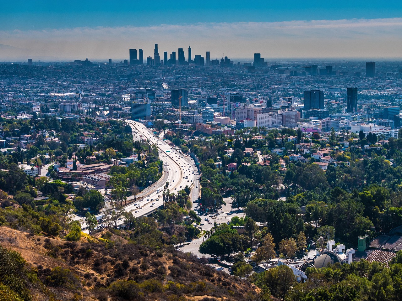 Los Angeles Horizon De - Photo gratuite sur Pixabay - Pixabay