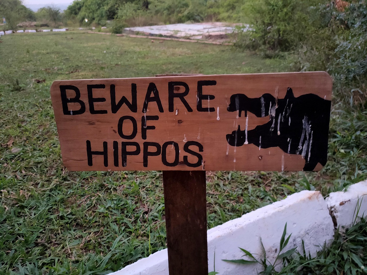 Sign Hippo Africa - Free photo on Pixabay - Pixabay