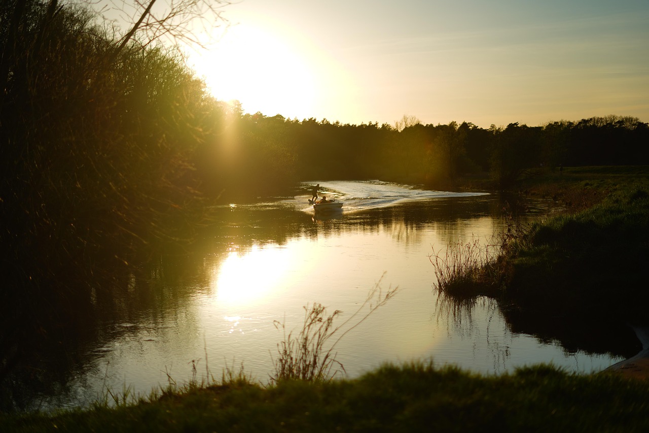 Sunset Boat Surf - Free photo on Pixabay