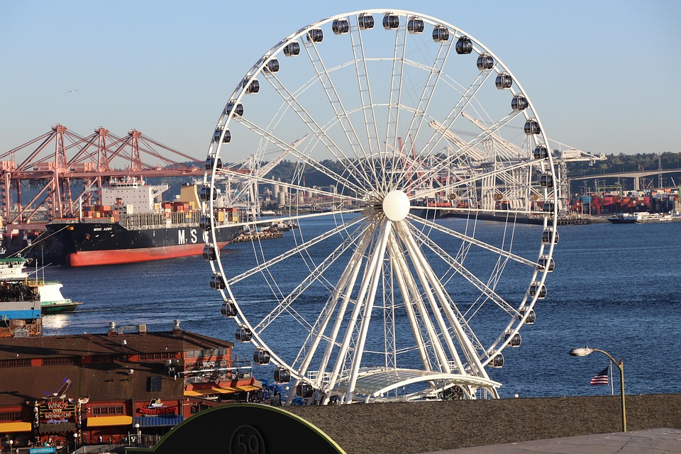 Ferris Wheel Waterfront - Free photo on Pixabay - Pixabay