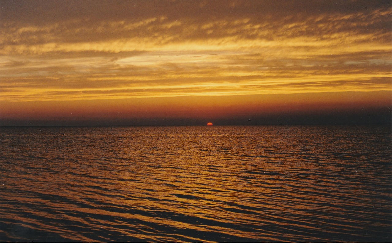Sonnenuntergang Meer Horizont - Kostenloses Foto auf Pixabay - Pixabay