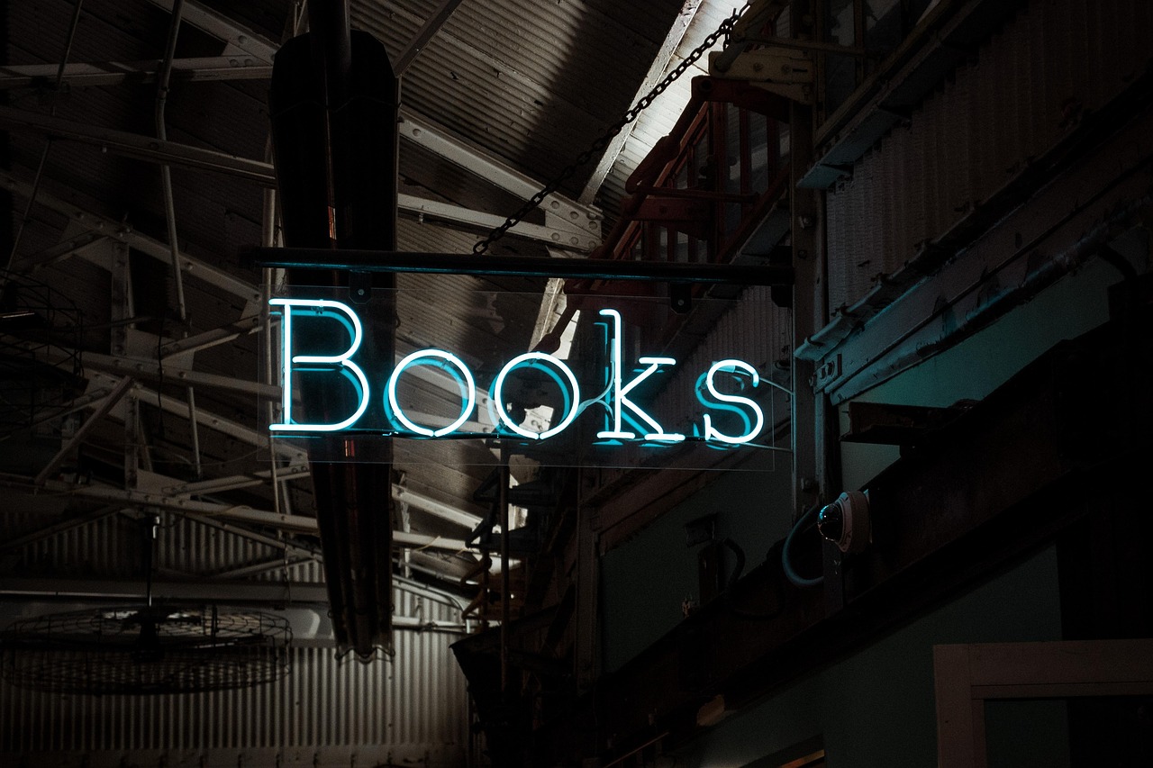 Books Sign Neon - Free photo on Pixabay