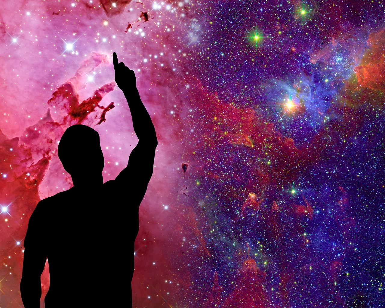 Homme Montrer Du Doigt Univers - Image gratuite sur Pixabay - Pixabay