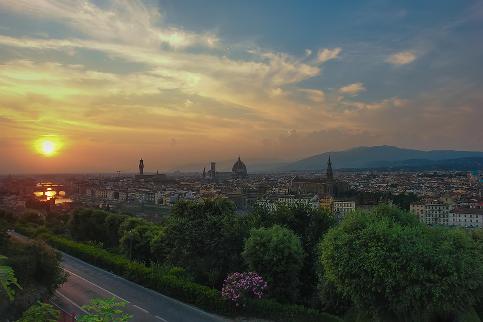 Florence Sunset Italy - Free photo on Pixabay