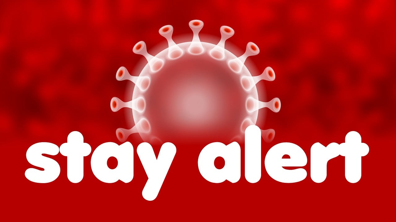 Download Be Careful, Stay Alert, Social Distancing. Royalty-Free Stock ...