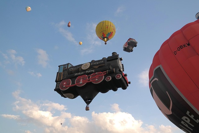 Locomotive Train Balloons Hot Air - Free photo on Pixabay - Pixabay
