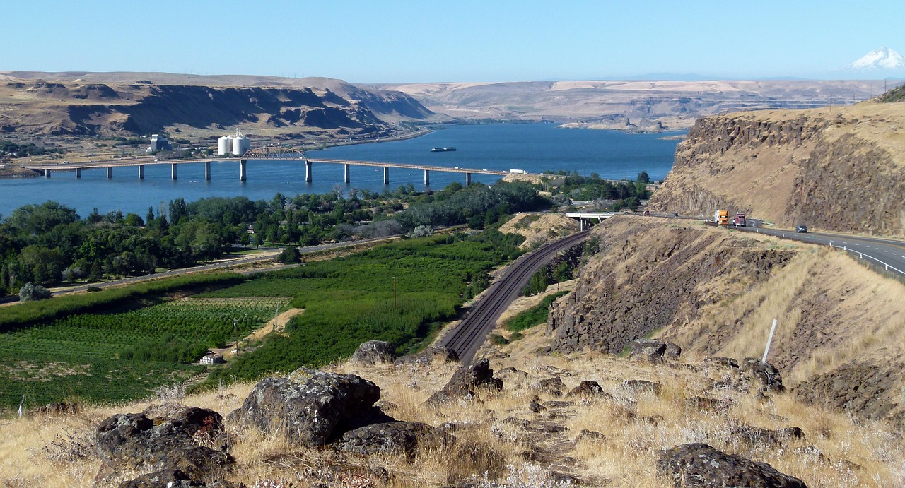 Landscape Columbia River Oregon - Free photo on Pixabay