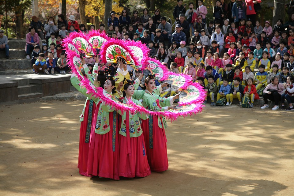 부채춤 Korean Fan Dance 한국전통무용 - Pixabay의 무료 사진 - Pixabay