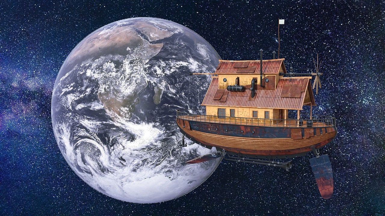 Download House, Galaxy, Space. Royalty-Free Stock Illustration Image ...