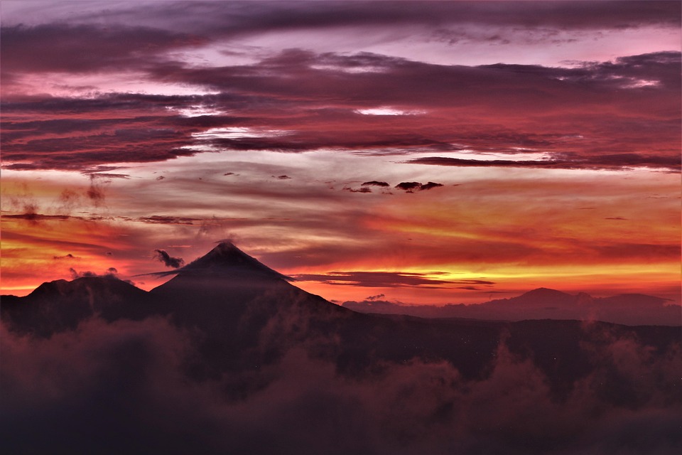 Volcano Clouds Sunset Arenal - Free photo on Pixabay - Pixabay