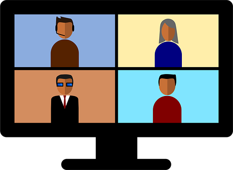 10+ Free Video Conference & Webinar Vectors - Pixabay