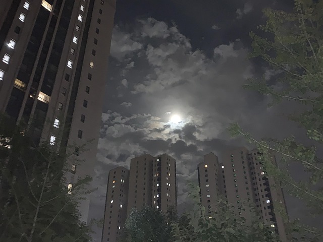 Night Moon Building - Free photo on Pixabay - Pixabay