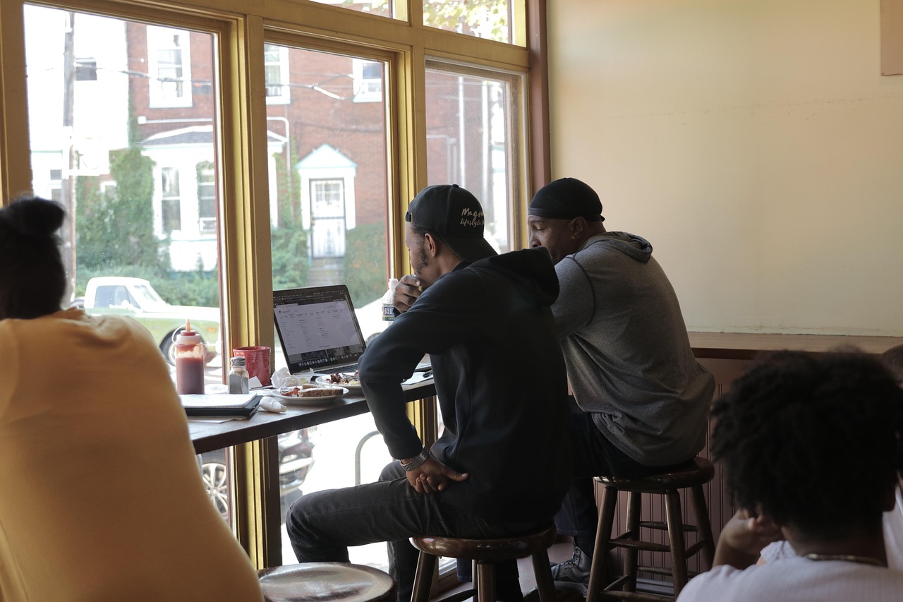 Black Men Cafe - Free photo on Pixabay