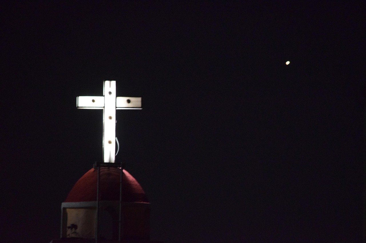 Cruz Estrella Noche - Foto gratis en Pixabay - Pixabay