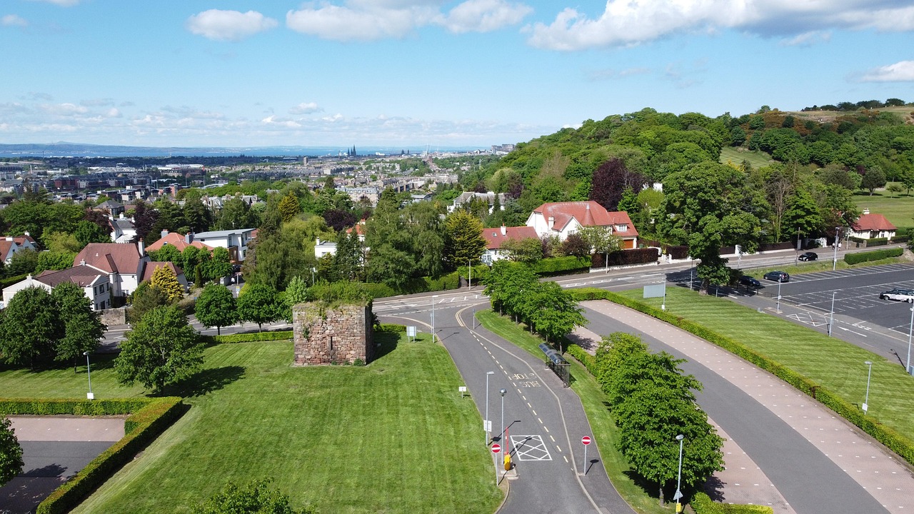 Craiglockhart Castle Aerial View - Бесплатное фото на Pixabay - Pixabay
