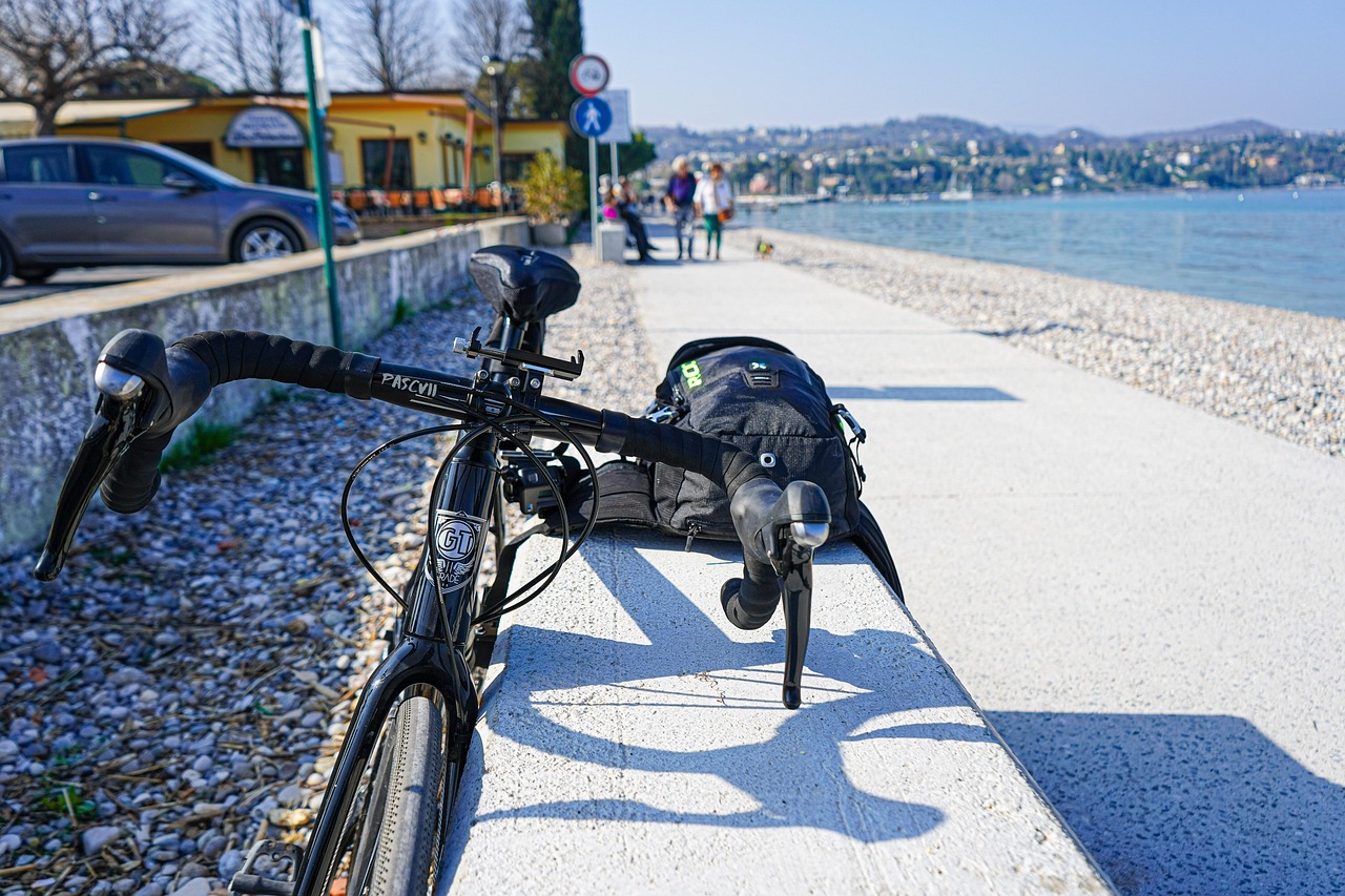 Lake Garda Lakefront Salted Bike - Free photo on Pixabay