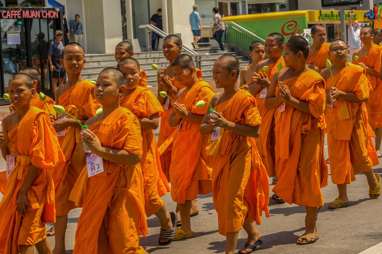 Monks Children Parade - Free photo on Pixabay - Pixabay