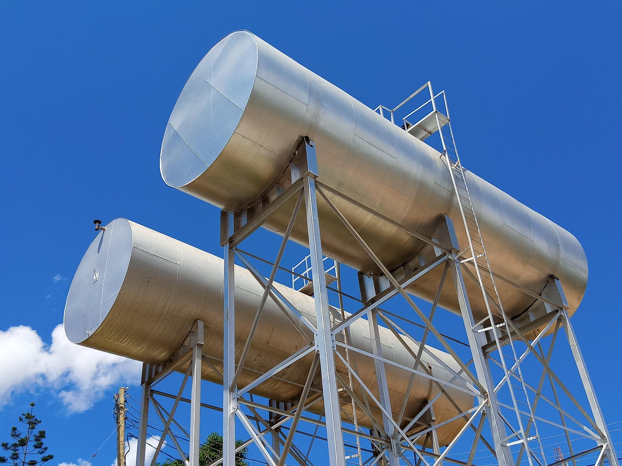 Water Tanks Sky Storage - Free photo on Pixabay - Pixabay