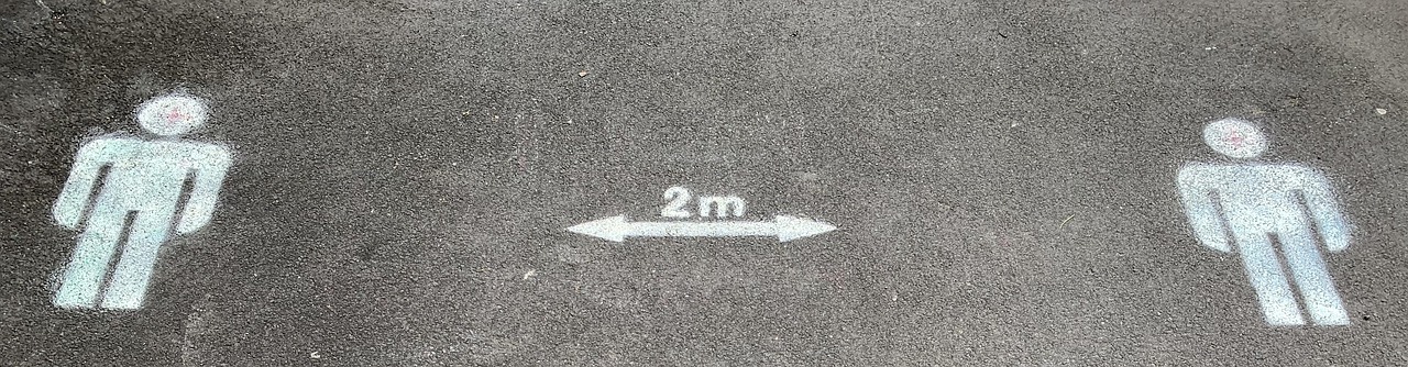 Covid19 2 Meters Apart Warning - Free photo on Pixabay - Pixabay
