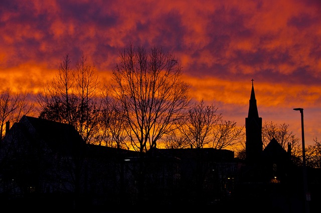 Church Sunset Silhouettes - Free photo on Pixabay - Pixabay