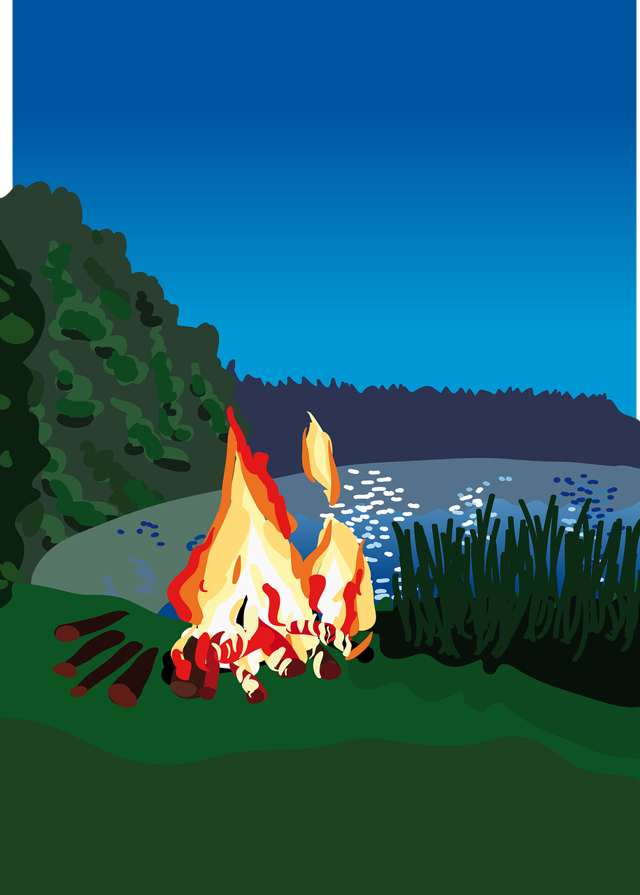 Download Camp Fire Campfire Royalty-Free Vector Graphic - Pixabay