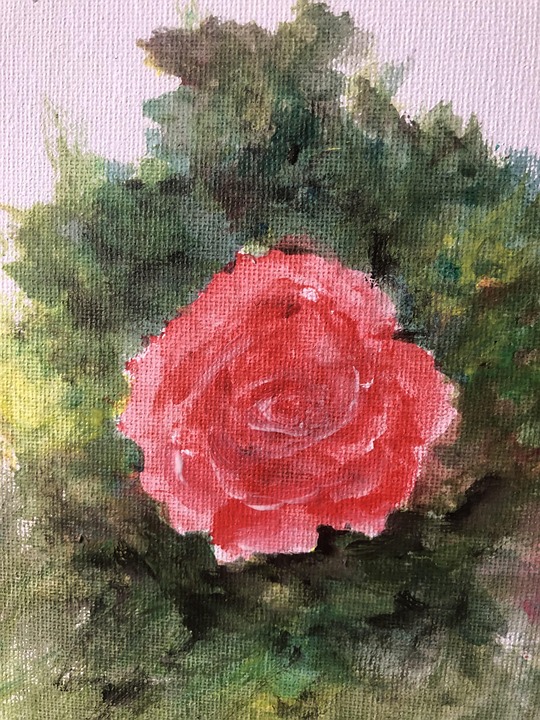 Rose Handgemalt Original-Gemälde - Kostenloses Foto auf Pixabay - Pixabay