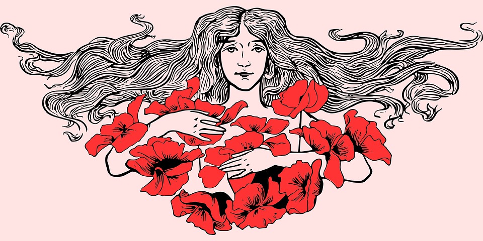 Download Woman, Roses, Girl. Royalty-Free Stock Illustration Image ...