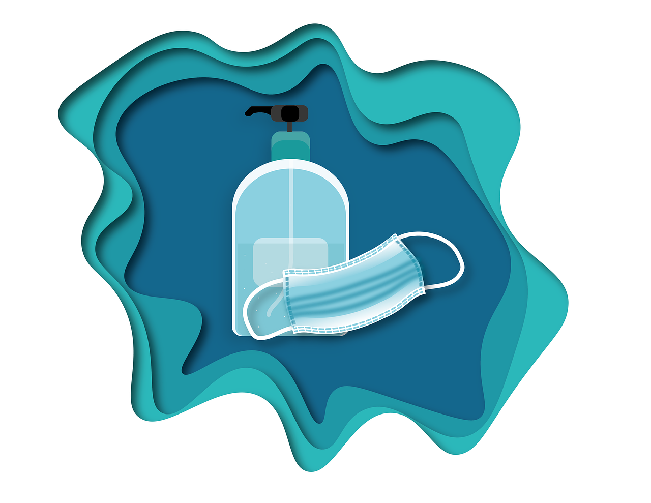 Download Disinfection, Mask, Corona. Royalty-Free Stock Illustration ...