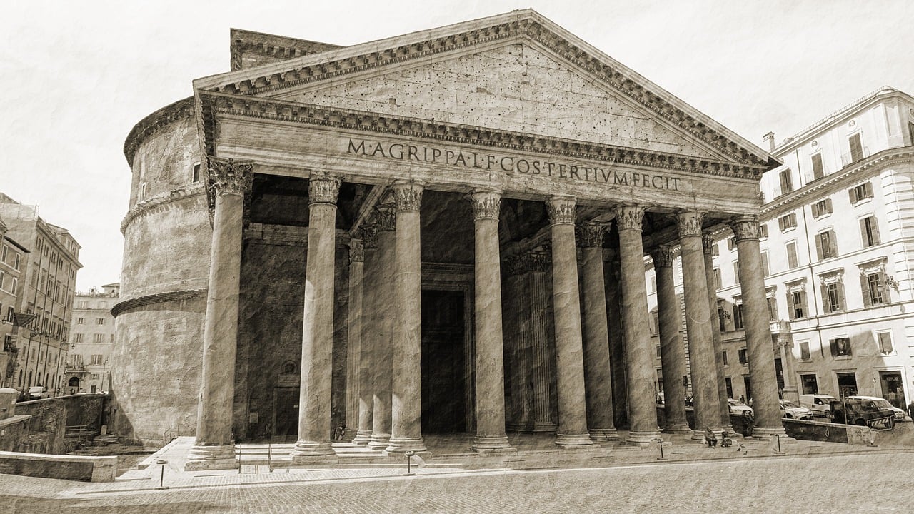 Download Pantheon Rome Lockdown Royalty-Free Stock Illustration Image ...