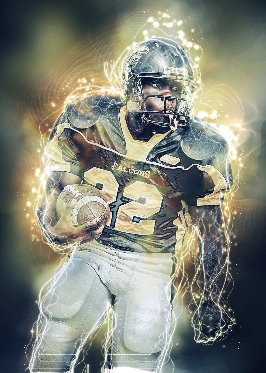 Download Ball Carrier, Running Back, American Football. Royalty-Free ...