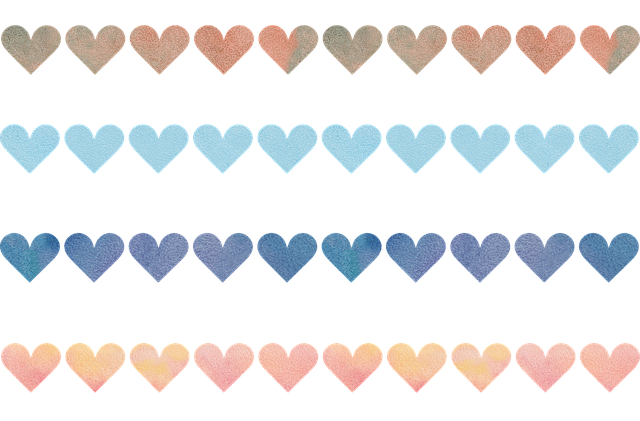 Watercolor Heart Border Colorful - Free image on Pixabay
