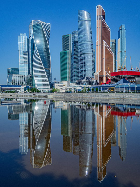 Moscow City Reflection Sky - Free photo on Pixabay