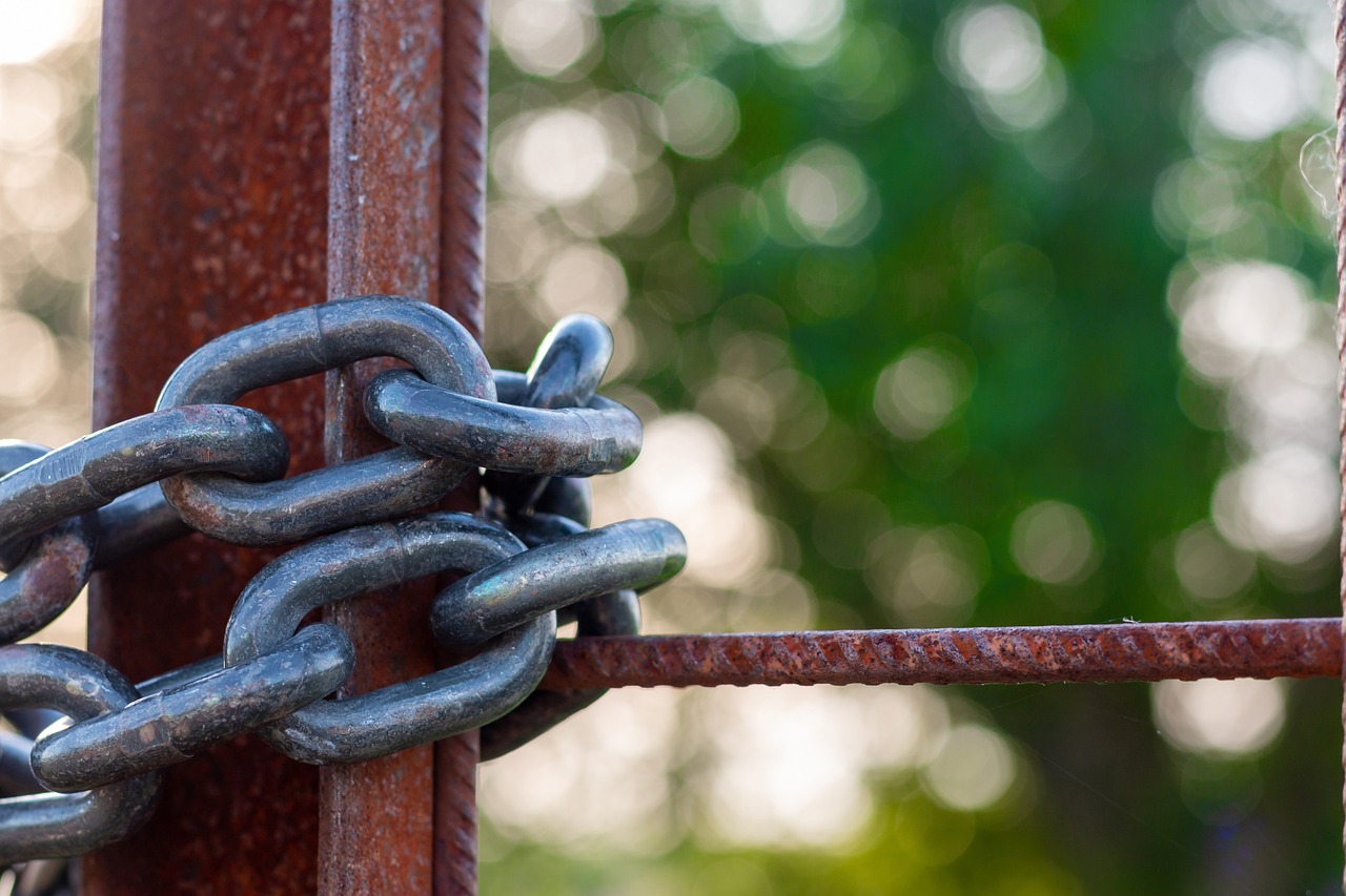 Chain Gate Closed - Free photo on Pixabay - Pixabay