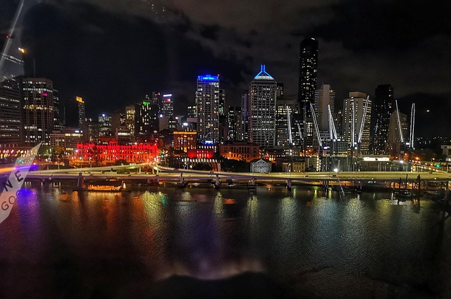 Brisbane Riverside Night View - Free photo on Pixabay