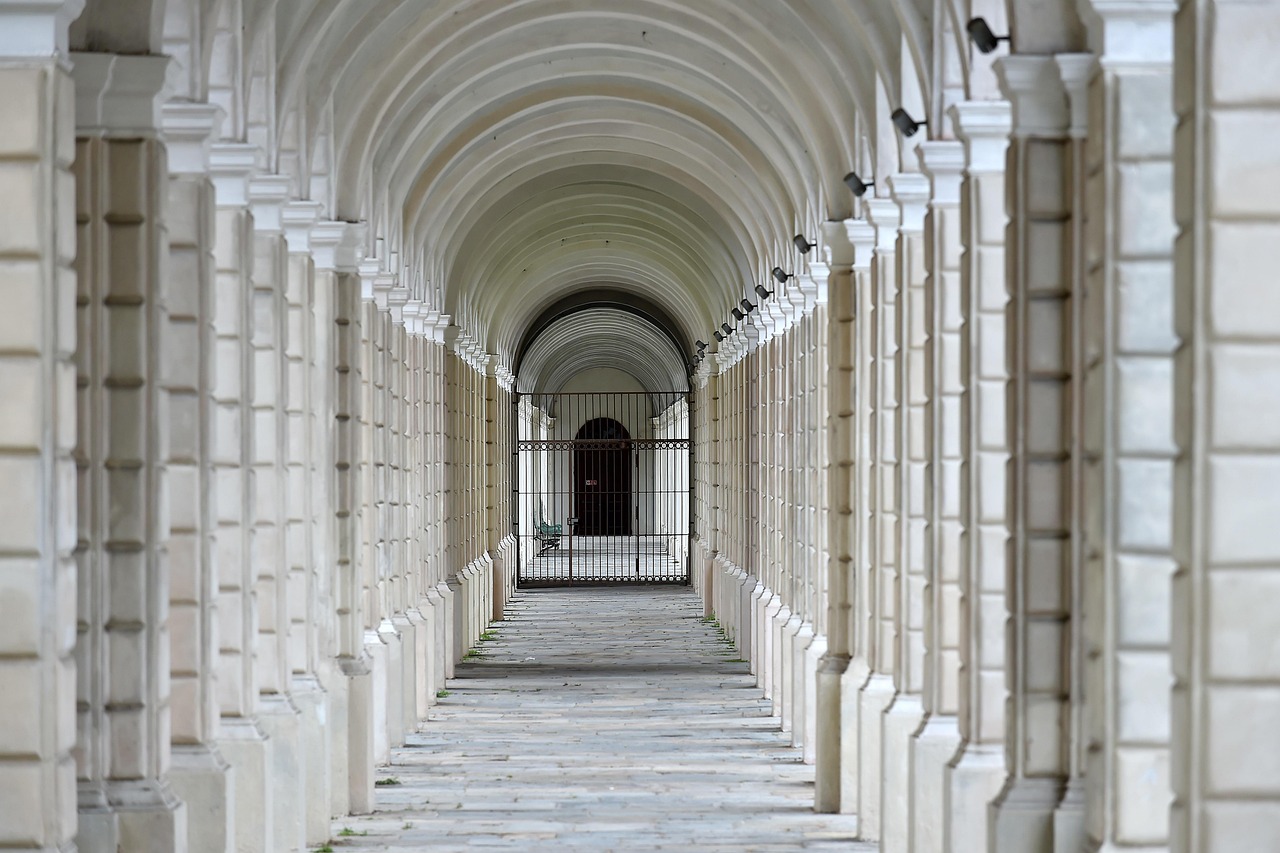 Arcade Architecture Drawing