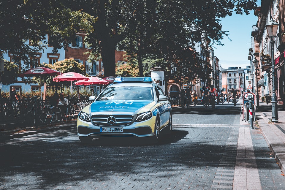 Police Patrol Car Blue - Free photo on Pixabay
