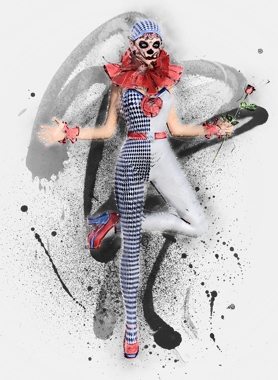 Download Harlequin Carnival Rose Royalty-Free Stock Illustration Image ...