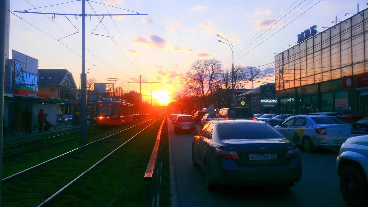 Cidade Estrada Rua Pôr Do - Foto gratuita no Pixabay - Pixabay