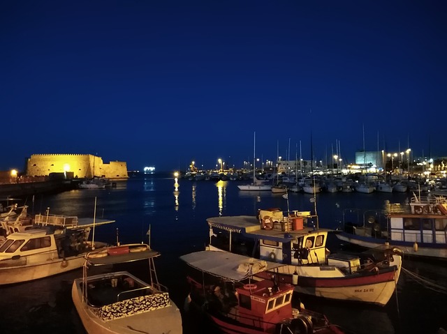 Night City Lights Crete - Free photo on Pixabay - Pixabay