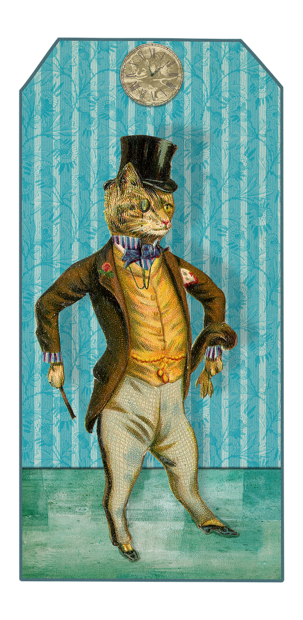 Download Vintage, Cat, Follower. Royalty-Free Stock Illustration Image ...